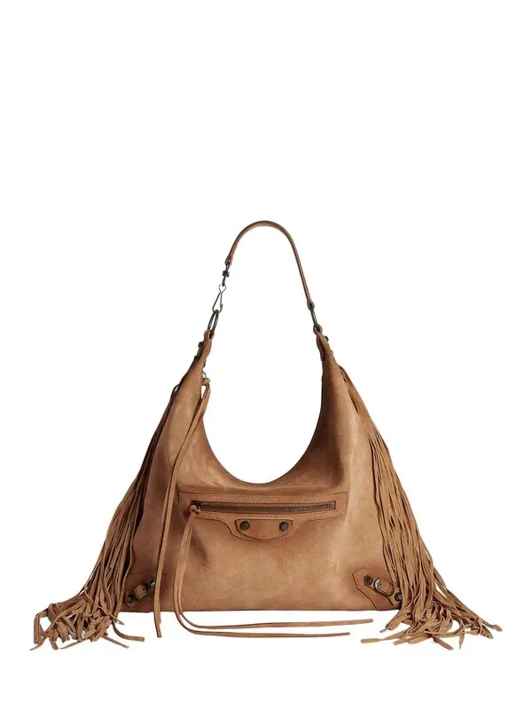 Balenciaga Le City Hobo Bag Medium - Brown