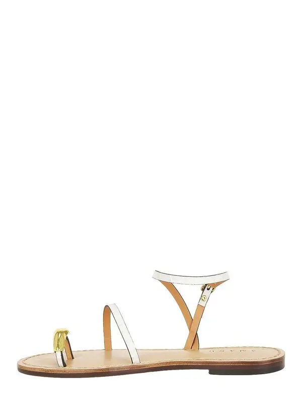 AMANU The Marrakech Sandal - Cream