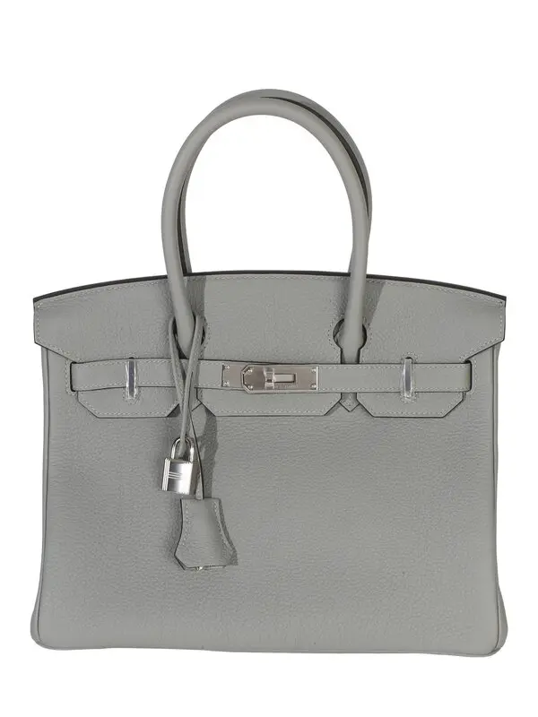 Hermès Togo Birkin 30 Phw - Gray