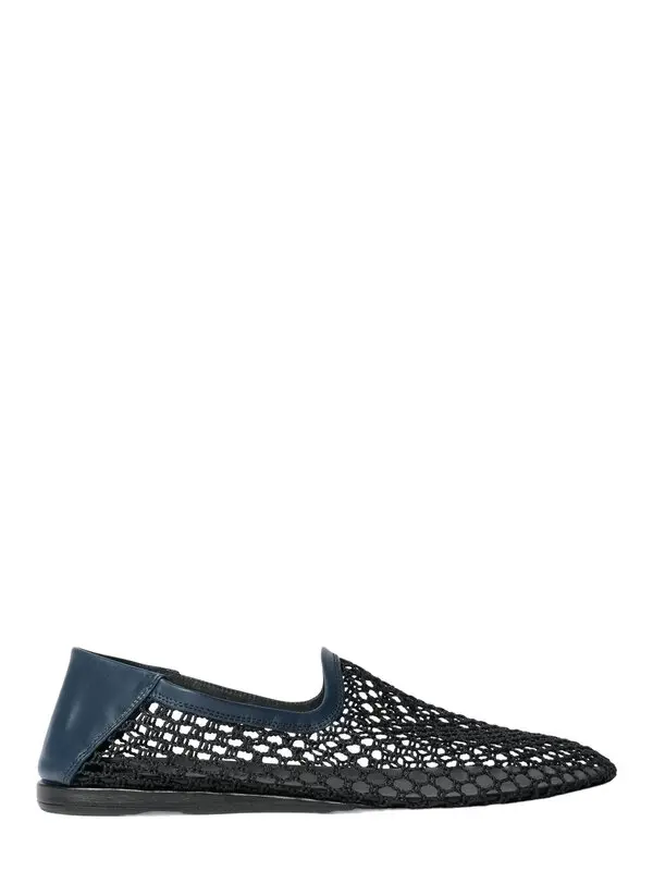 Jacquemus Les Pantoufles Slip-on Flats - Navy