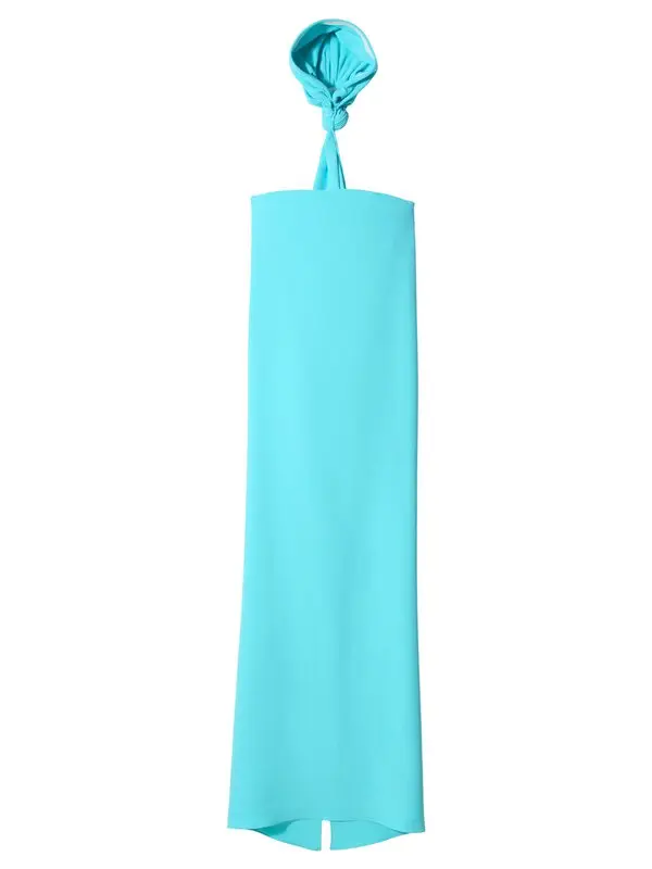 Jacquemus The Cala Strapless Maxi Dress - Turquoise
