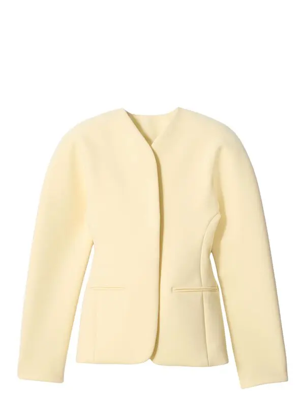 Jacquemus The Ovalo Tailored Jacket - Yellow