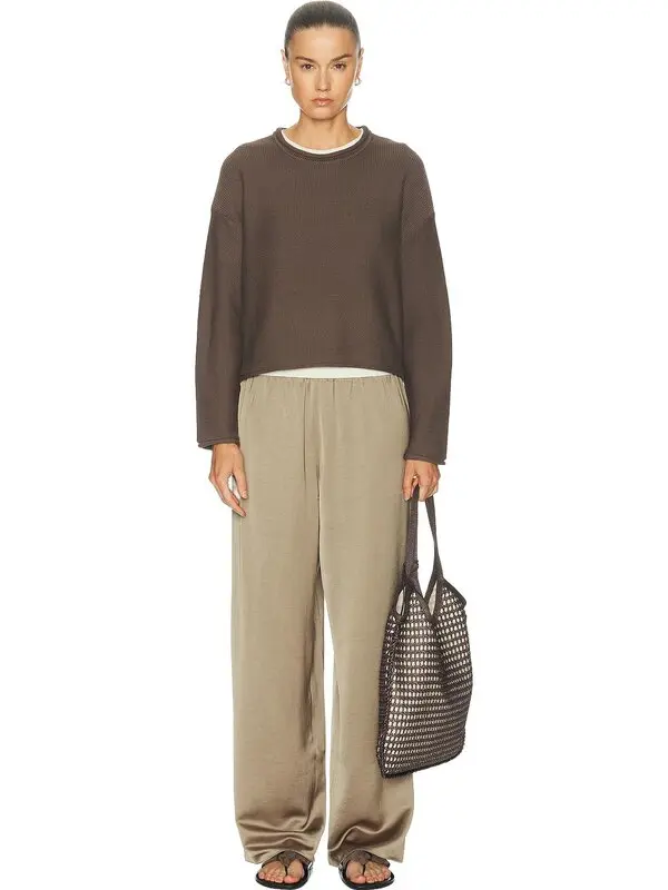 LESET Mae Crewneck Sweater - Mink