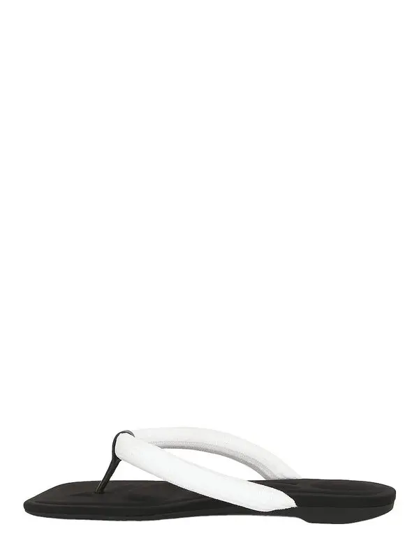 Alexander Wang Jenna Tubular Flat Thong Sandal - White