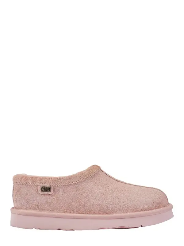 AUSTRALIA LUXE COLLECTIVE Outback Dusk Suede Sheepskin Lined Slip-on Shoes - Pink