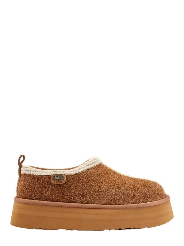 AUSTRALIA LUXE COLLECTIVE Outback Platform Slipper With Nordske Trim - Brown