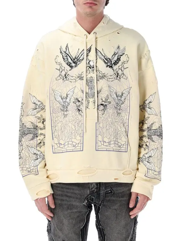 WHO DECIDES WAR Sweatshirt - White