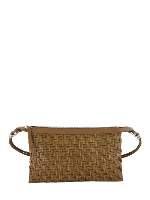Benedetta Bruzziches Woven Mini Bag - Brown