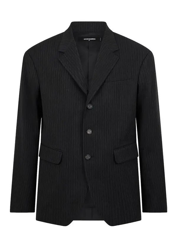 Dsquared2 Après Ski Pinstriped Osaka Blazer - Fantasy
