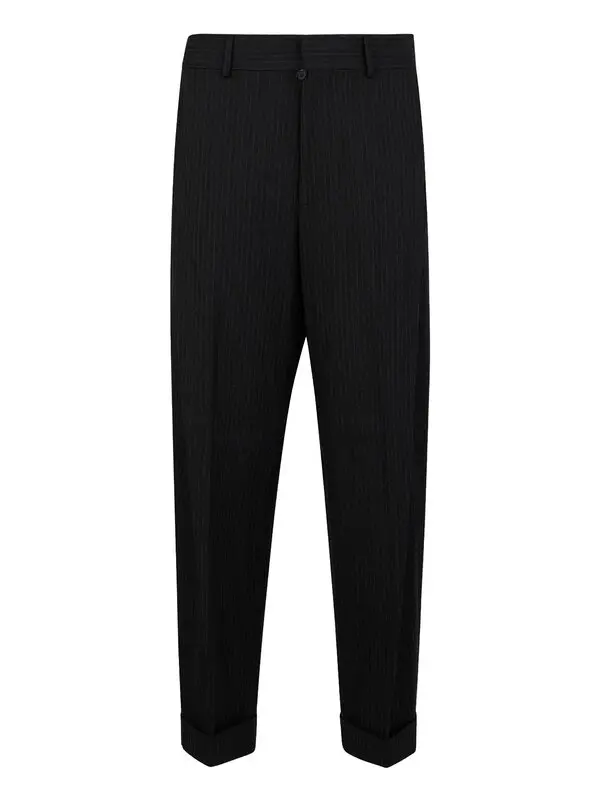 Dsquared2 Pinstriped Wide Leg Pleated Trousers - Fantasy