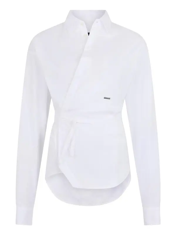 Dsquared2 Wrap Shirt - White