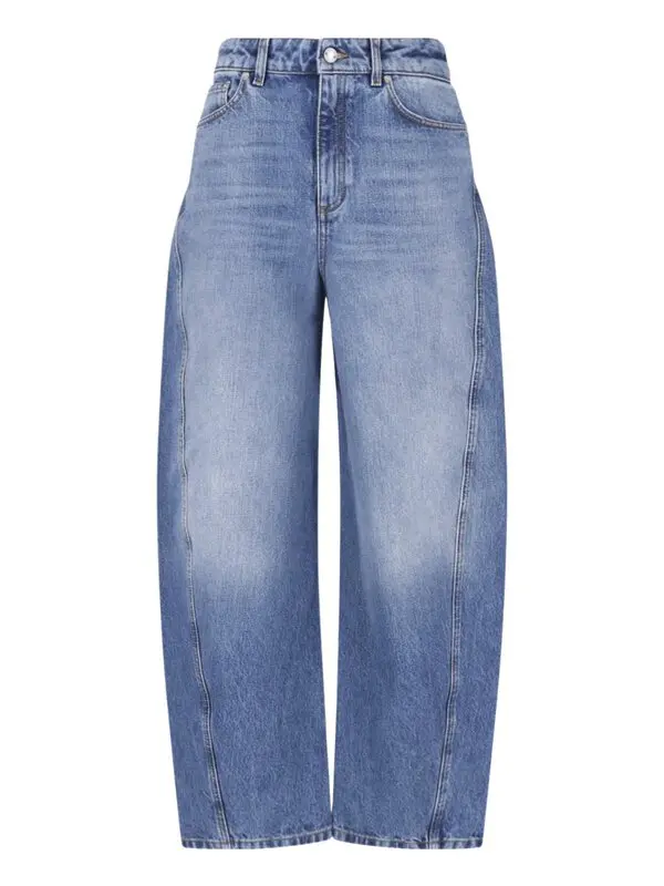 Givenchy Cocoon Wide-leg Jeans - Light Blue