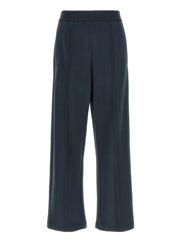 Brunello Cucinelli Cotton Smooth French Terry Track Trousers - Black