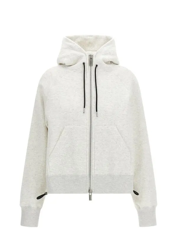 Sacai Zip-up Drawstring Hoodie - No