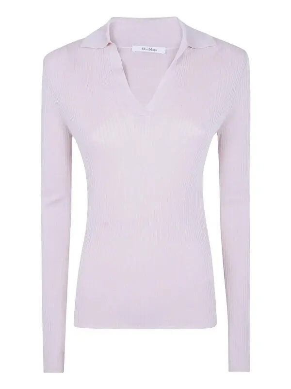 Max Mara Long-sleeve Knitted Polo Shirt - No
