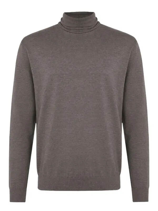 Paul & Shark Turtleneck Sweater - Brown