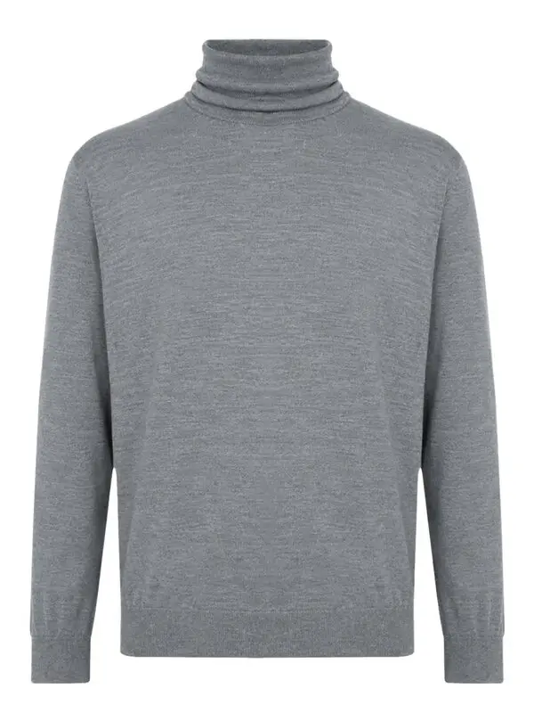 Paul & Shark Wool Turtleneck Sweater - Grey