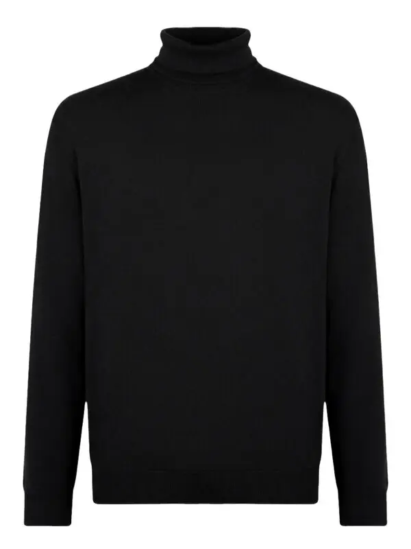 Paul & Shark Long-sleeve High-neck Top - Black