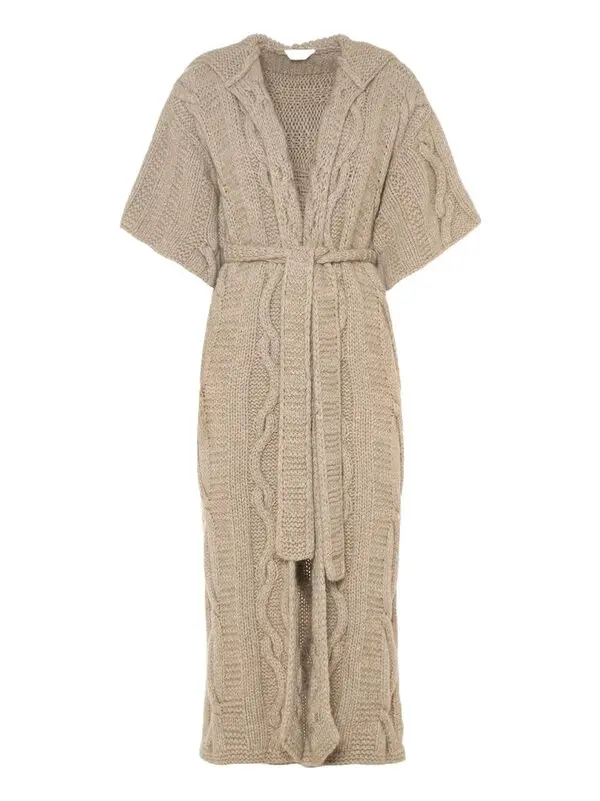 Malo Amelia Cashmere Coat - Walnut Color