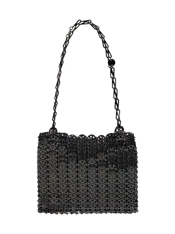 Rabanne Iconic 1969 Chainmail Shoulder Bag - Black