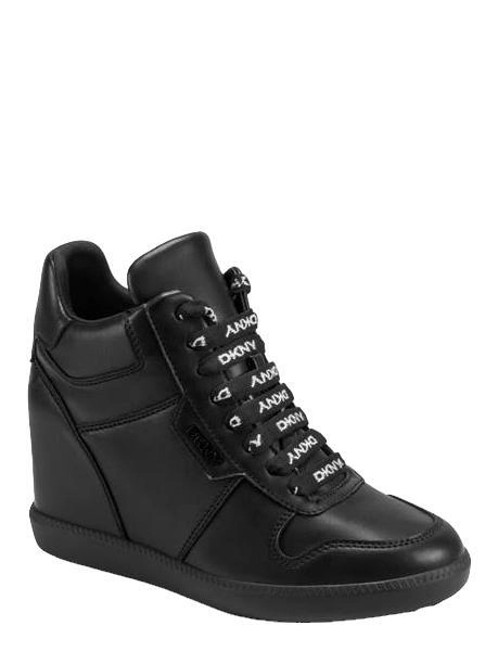 Dkny Sereina Hidden Wedge Sneakers - Black