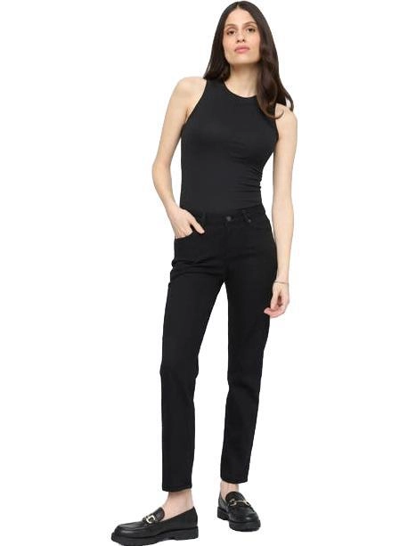 DUER Du/er Performance Denim Girlfriend Jeans - Black