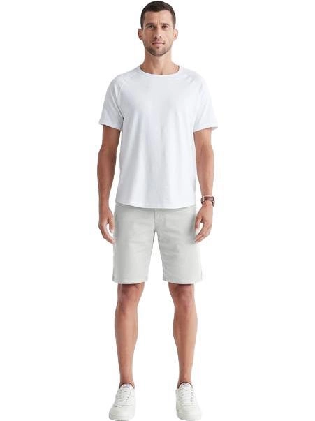 DUER Du/er No Sweat Relaxed Fit Stretch Shorts - Mist