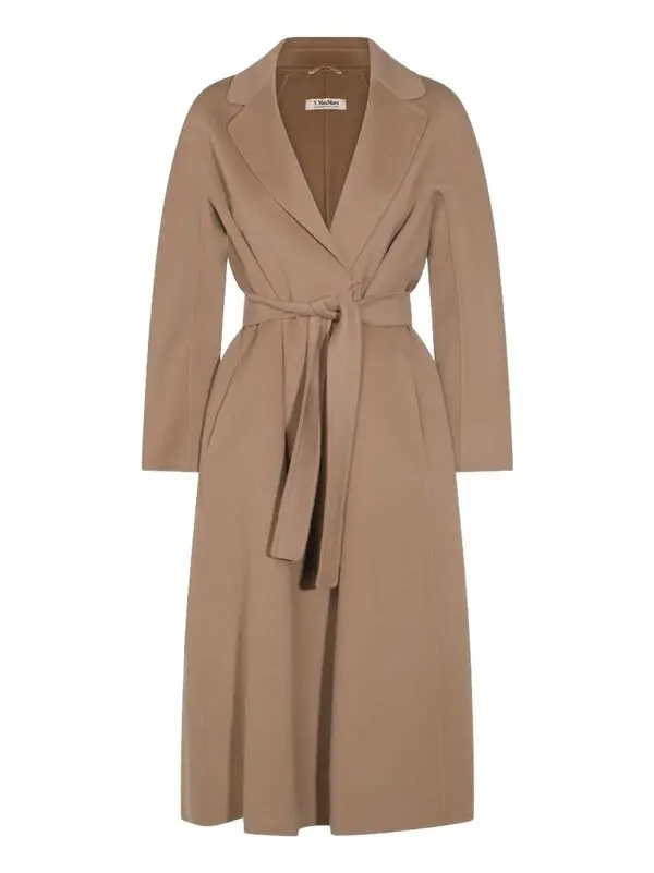 Max Mara Wool Long Coat - Beige