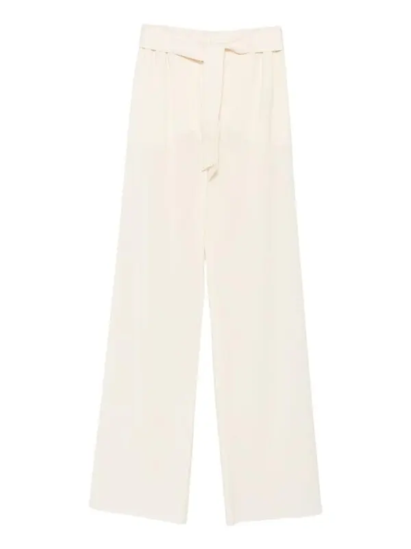 Max Mara Wool Trousers - White