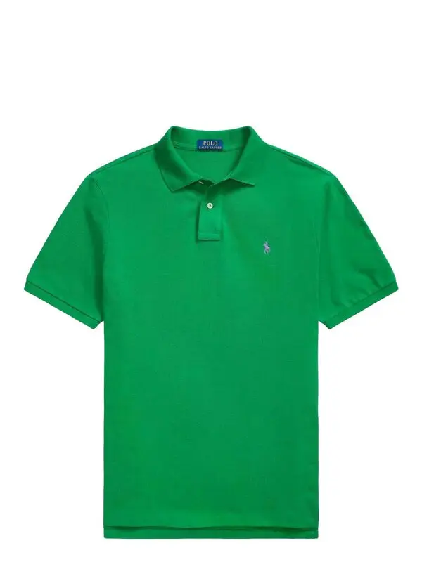 Polo Ralph Lauren Logo-embroidered Piqué Polo Shirt - Green