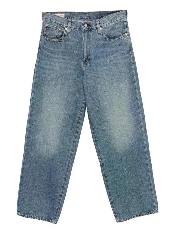 LEVI'S Faded Straight-leg Jeans - Blue