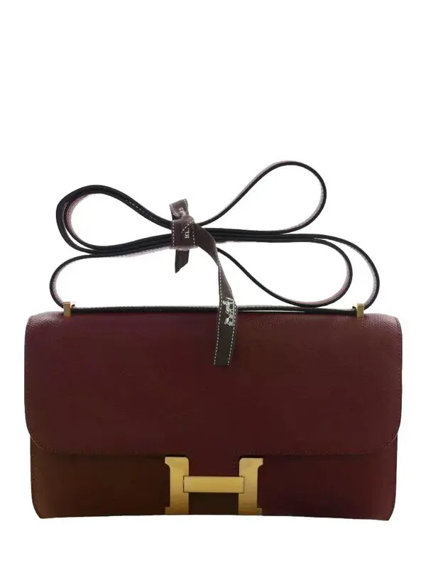 Hermès Epsom Constance Elan 25 Crossbody Bag - Red