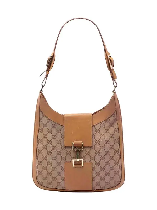 Gucci Gg Canvas Jackie Shoulder Bag - Neutrals