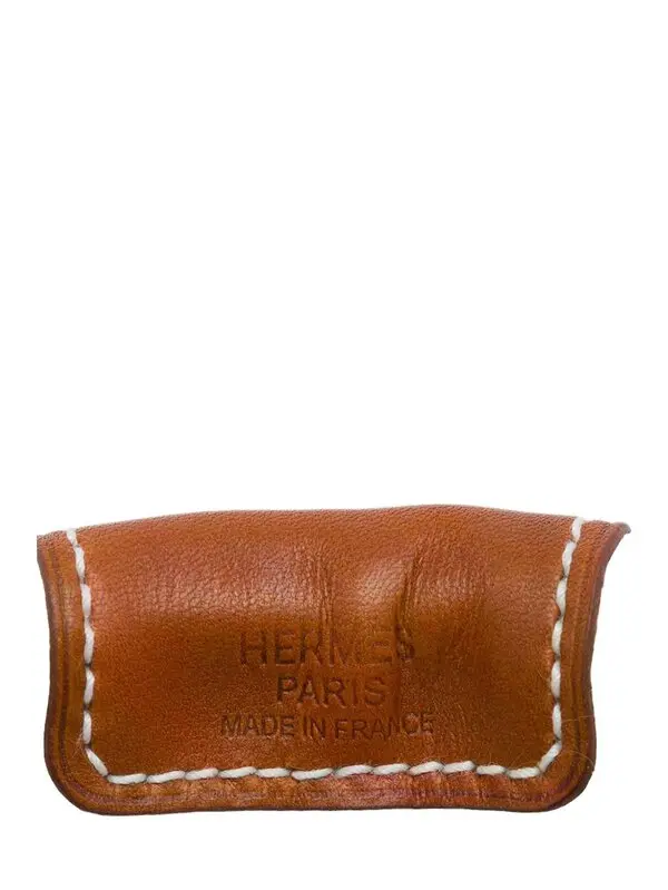 Hermès 2023 Canvas And Barenia Fourbi 20 Pouch - Brown