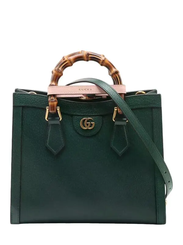 Gucci Bamboo Diana Satchel - Green