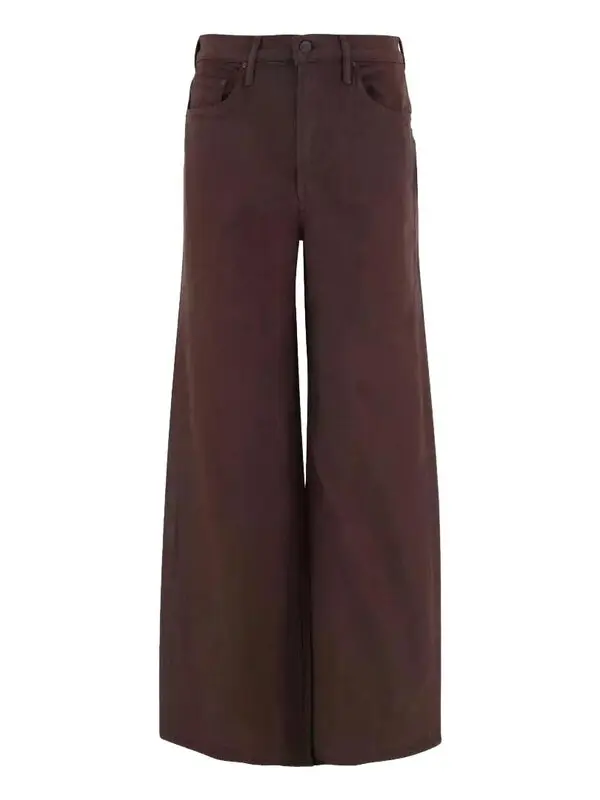 MOTHER Wide-leg Jeans - Brown