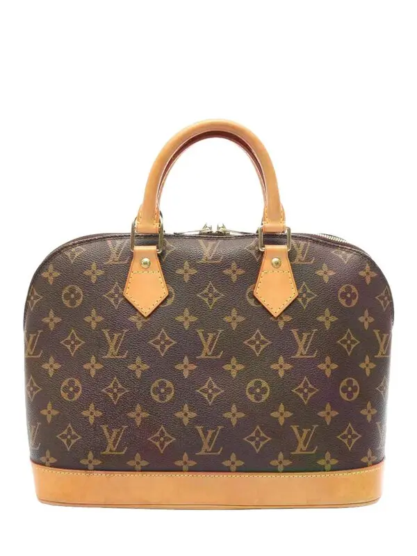 LOUIS VUITTON Monogram Alma Pm Handbag - Brown