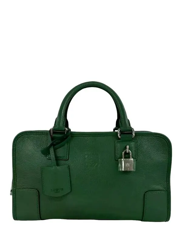 Loewe Amazona 28 Leather Handbag - Green