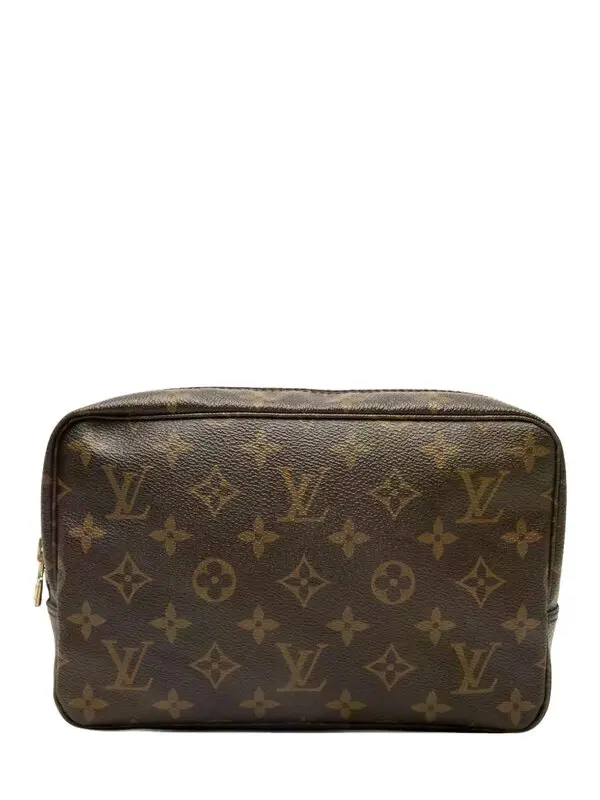 LOUIS VUITTON Monogram Canvas Trouse Toilettes 23 Clutch Bag - Brown