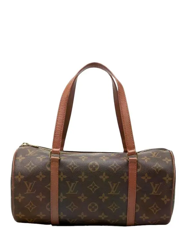 LOUIS VUITTON 1991 Monogram Papillon 30 Handbag - Brown