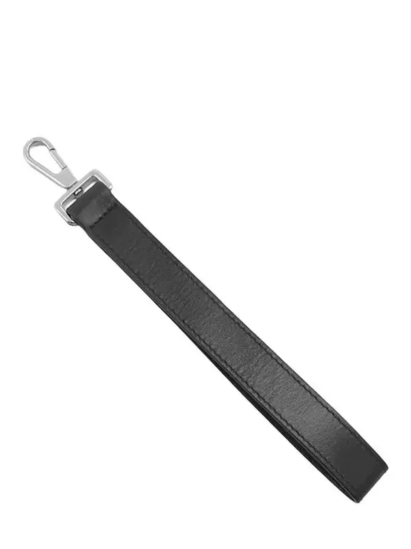 Dior Oblique Perforated Calfskin Wristlet Clutch Bag - Black
