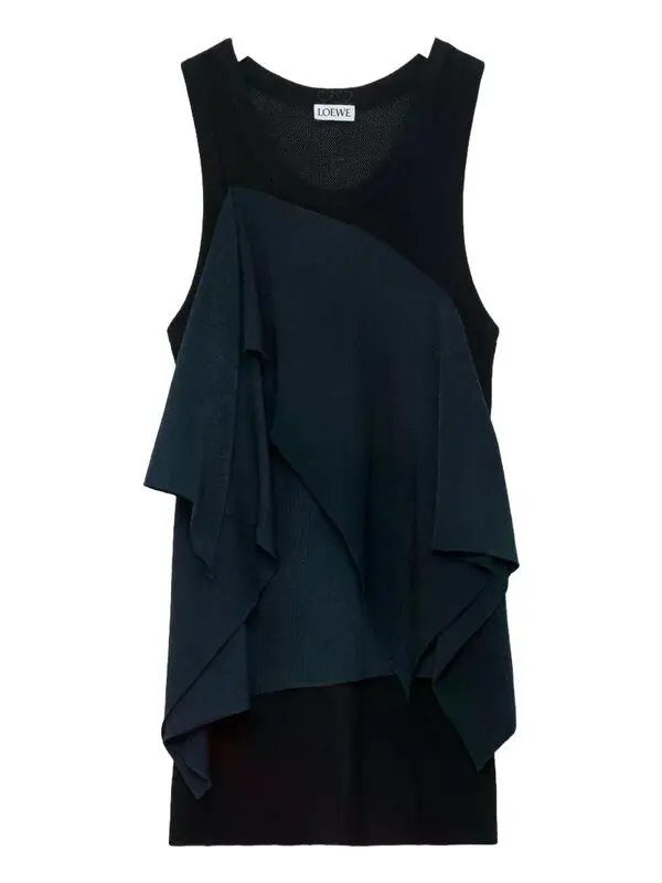 Loewe Draped Sleeveless Top - Blue