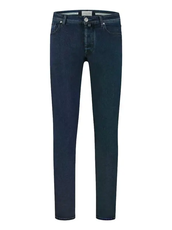 Jacob Cohen Logo-patch Slim-fit Jeans - Blue