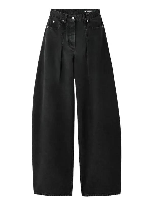 Jacquemus Belt Loops Jeans - Black