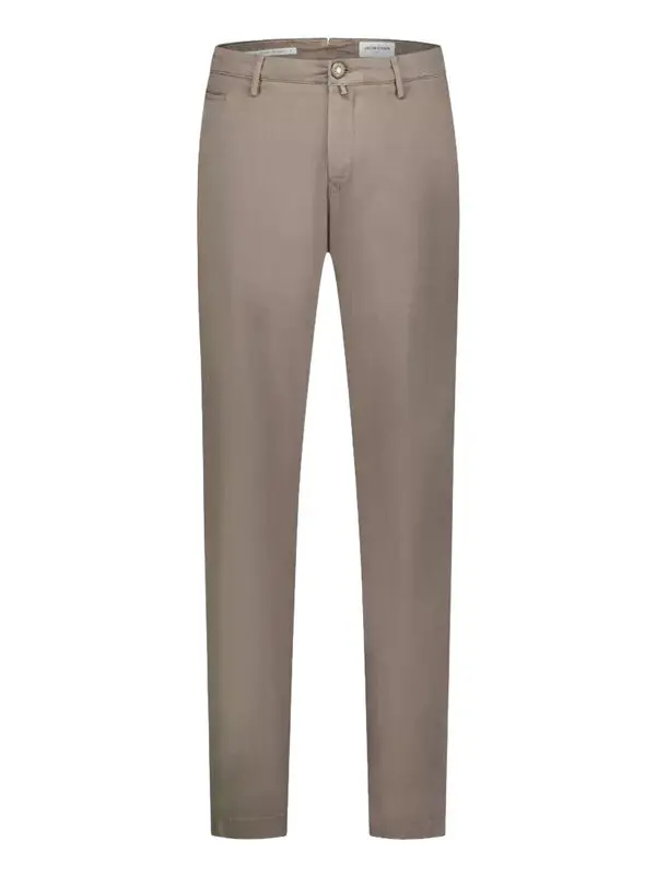 Jacob Cohen Bobby Straight-leg Trousers - Neutrals