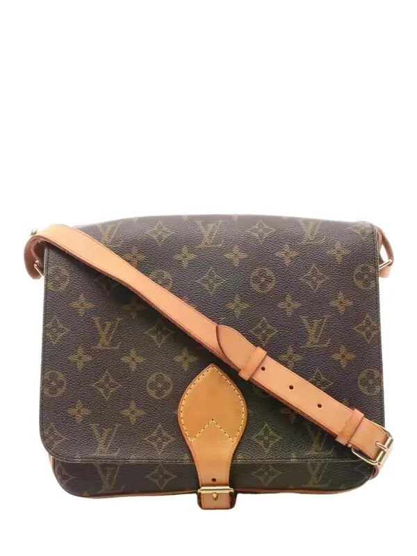 LOUIS VUITTON Monogram Cartesier Crossbody Bag - Brown
