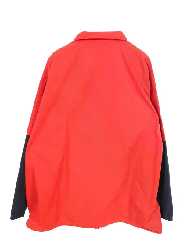 Balenciaga 2000s Inverted Logo Colour-block Track Jacket - Red