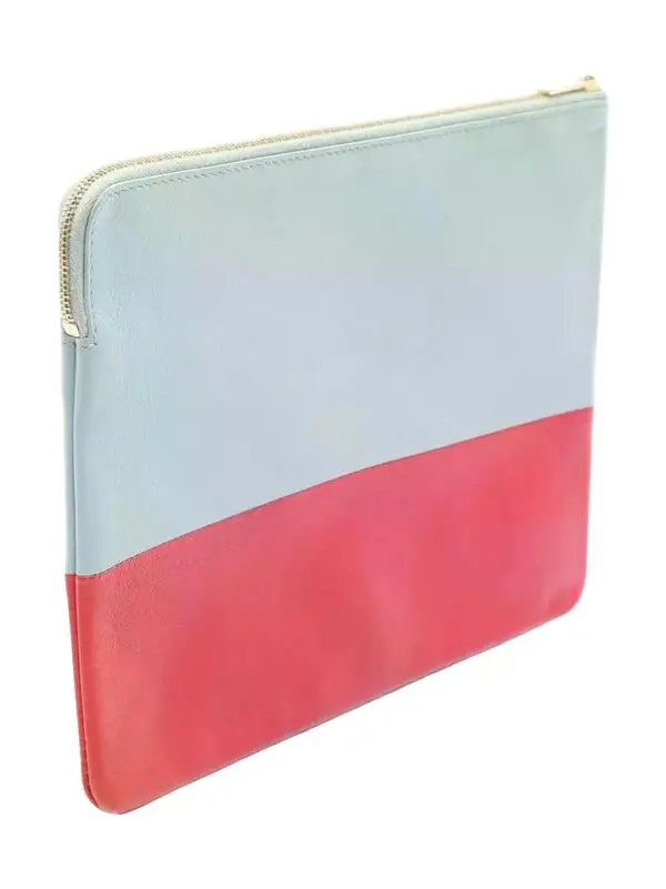 Celine Leather Clutch Bag - Blue