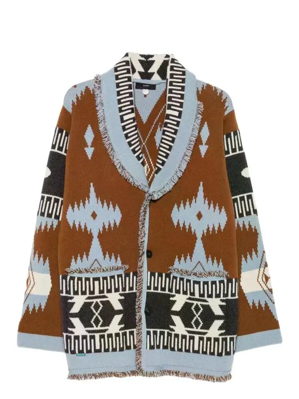 Alanui Fringe-trimmed Cardigan - Brown