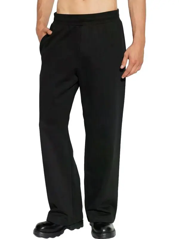 DIESEL® Logo-plaque Track Pants - Black